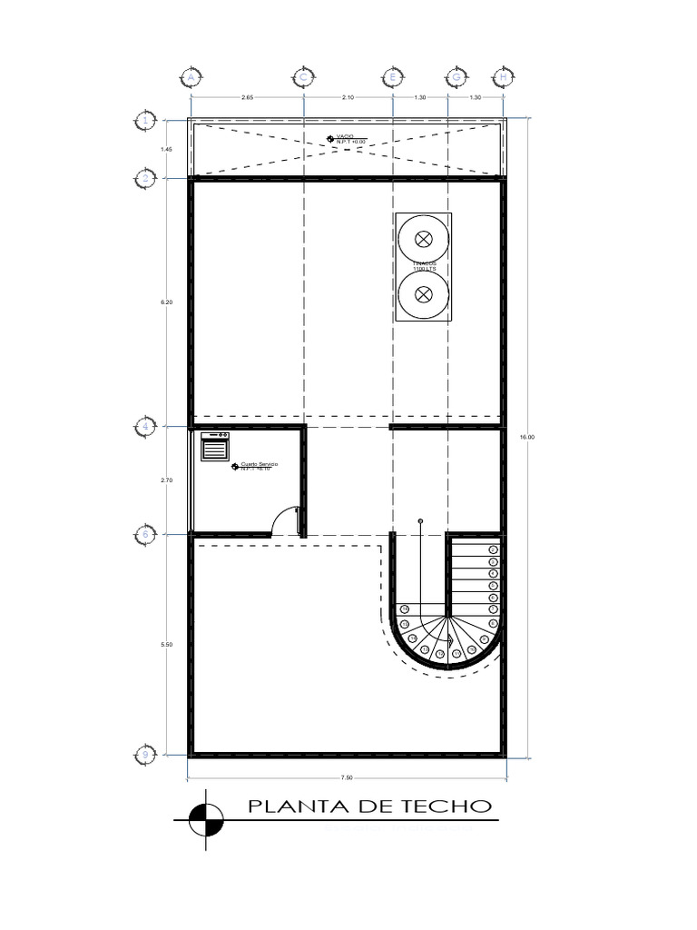 4.-Planta de Techos | PDF