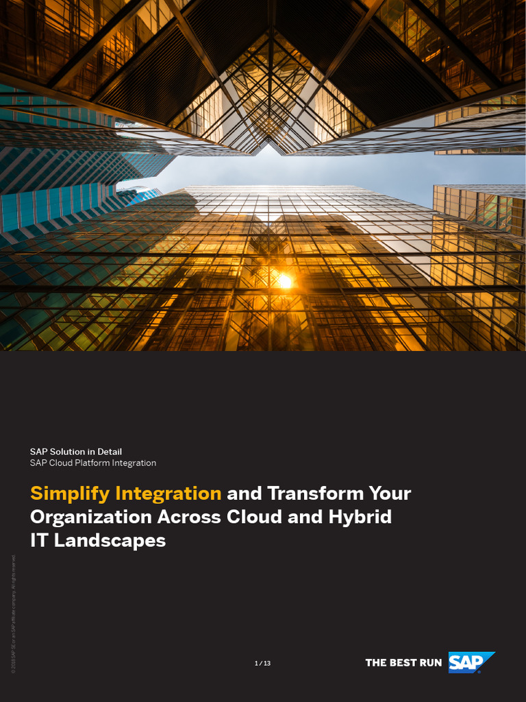Simplify Integration and Transform Your Organization Across Cloud and ...