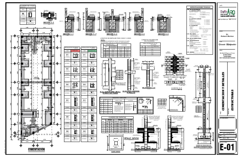Cimentacion Rme01 | PDF | edificio | Diseño