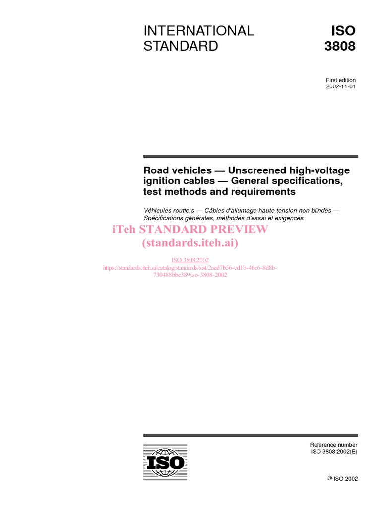 Iso 3808 2002 | PDF