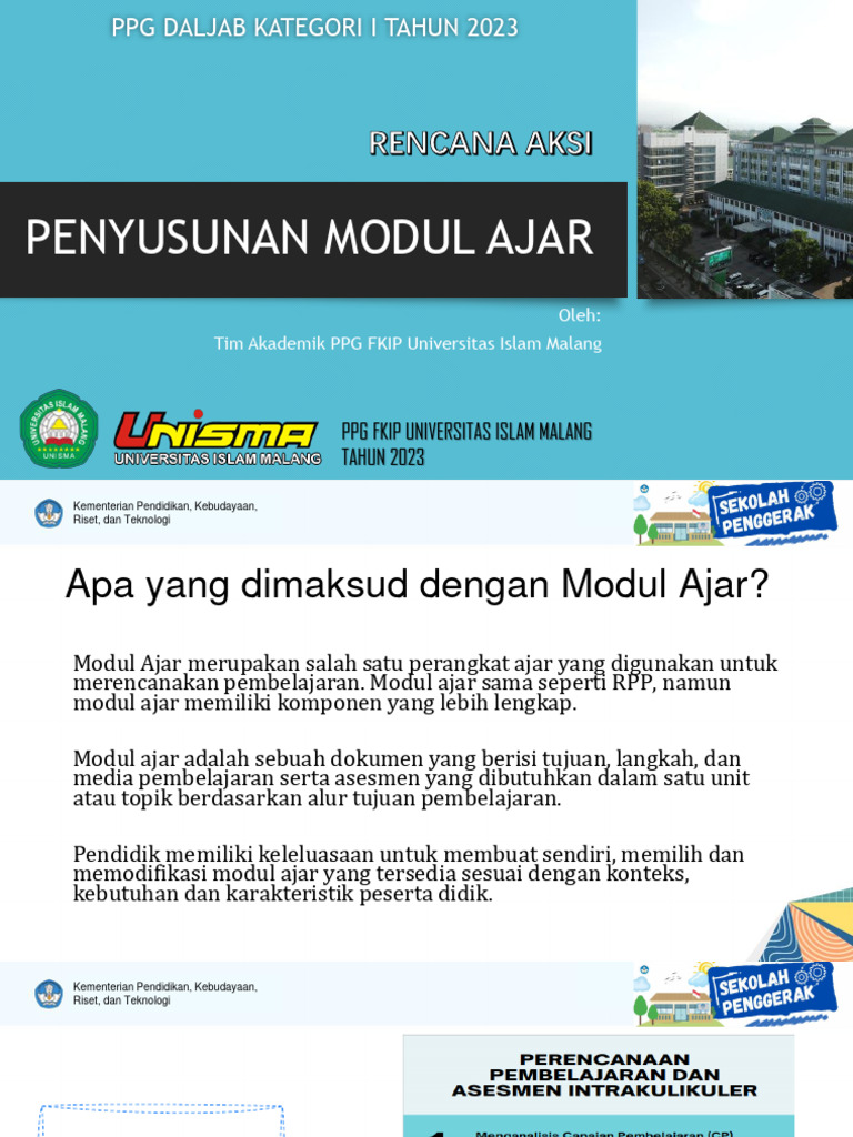 2b. Pengembangan Perangkat - Modul Ajar - Kumer 2023 | PDF