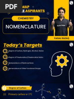 Chemistry Notes On Nomenclature - Class 11 | PDF | Functional Group | Amine