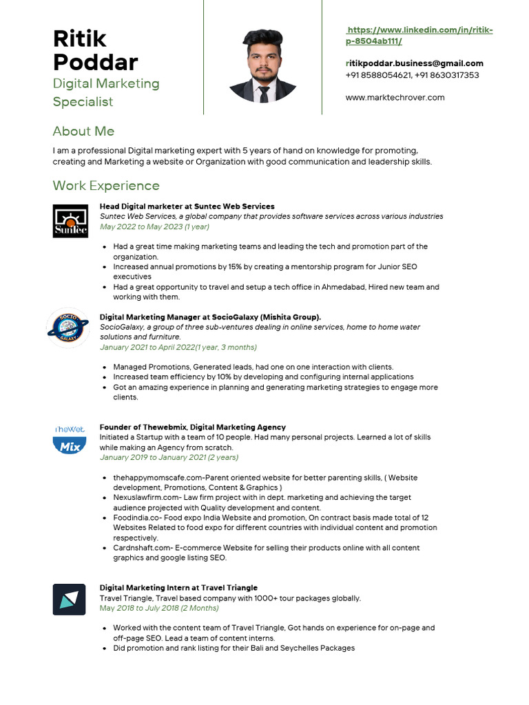 RitikPoddar_CV2023 | PDF