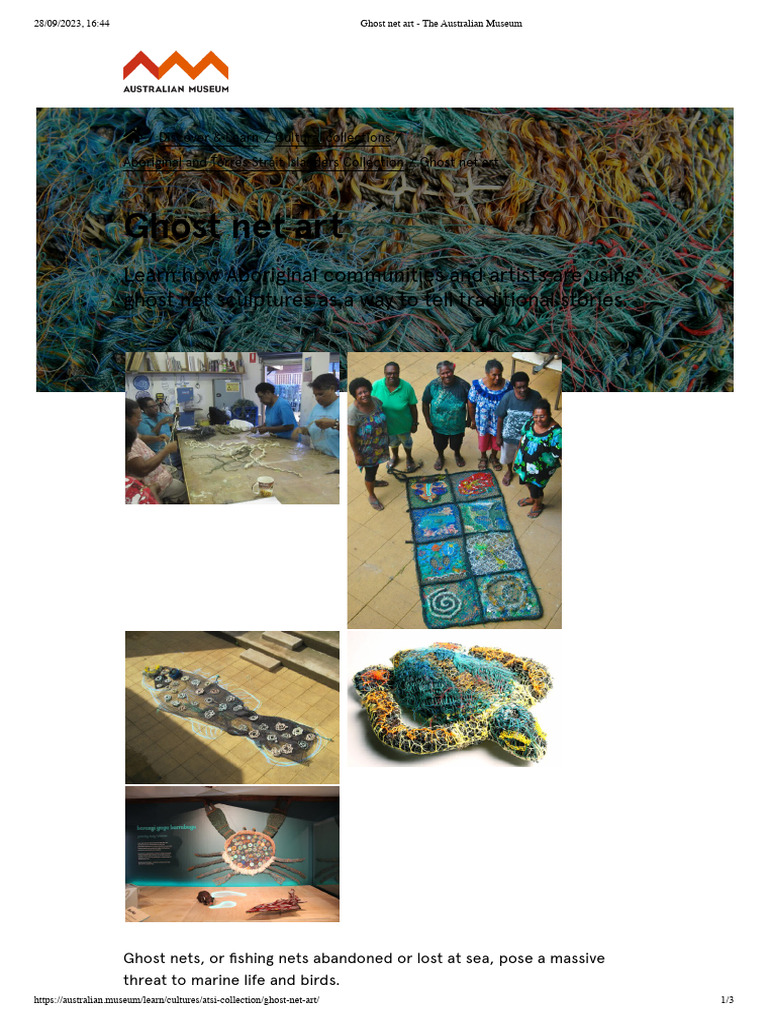 ghost net art - the australian museum | PDF