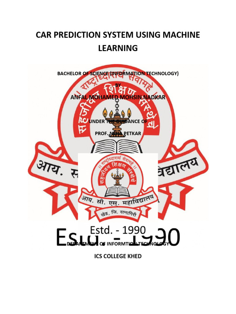 Car Prediction System Using Machine Learning | PDF