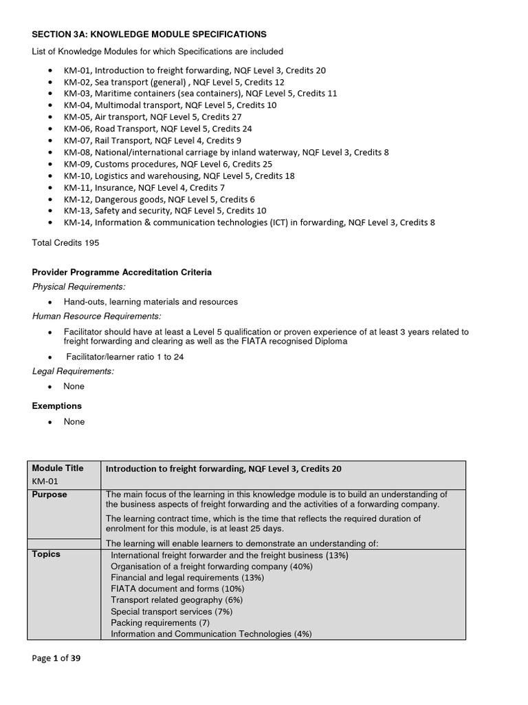 Freight Forwarding Knowledge Guide | PDF | Containerization | Cargo