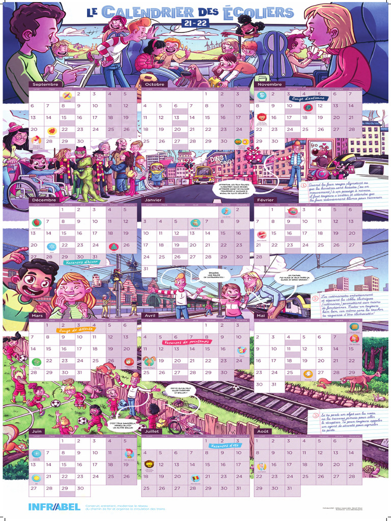 Infrabel Calendrier2021-2022 FR 0 | PDF