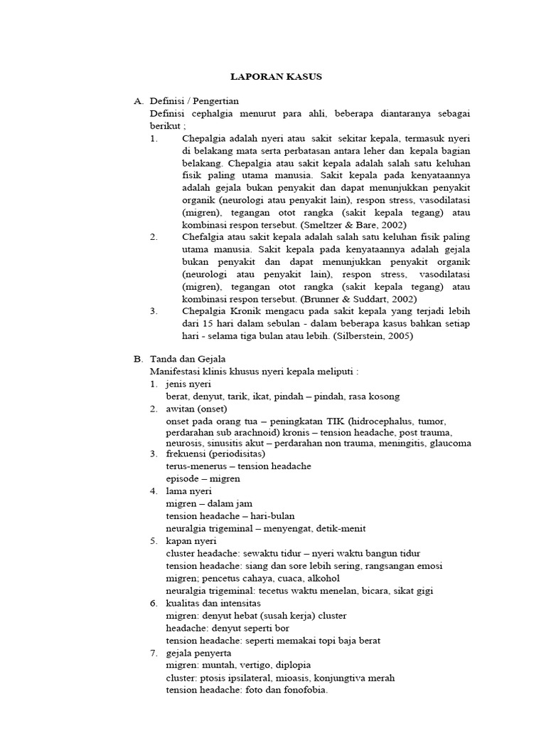 Panduan Lengkap Cephalgia | PDF | Sains & Matematika