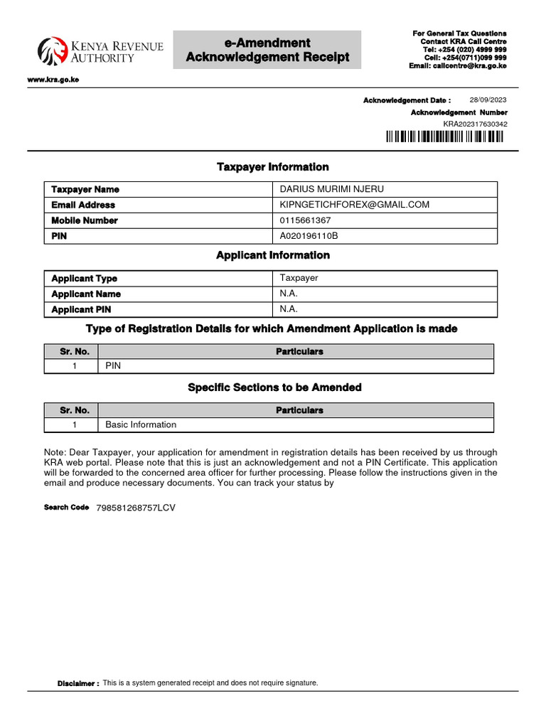 Receipt | PDF | Government | Taxes