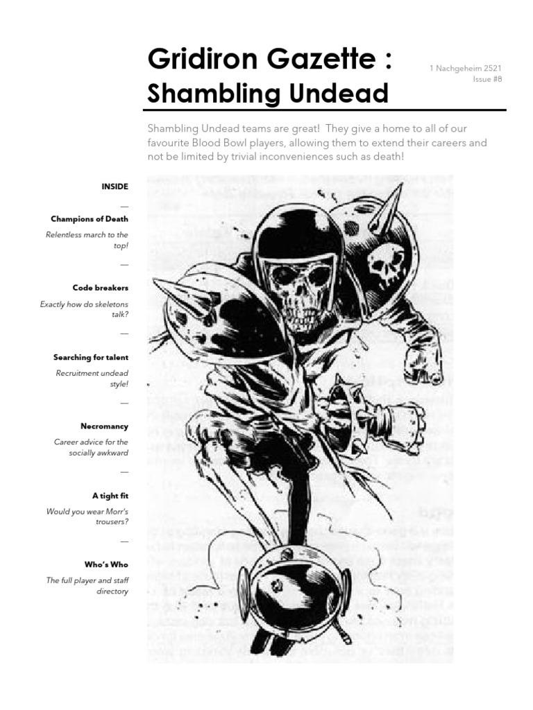 08 Shambling Undead | PDF