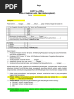 Contoh Form BAPP | PDF