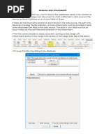 Instructions For Installing and Using The Merge Tools Add-In | PDF | Computer File | Microsoft ...