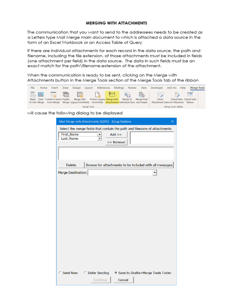 Merging With Attachments - 2022 | PDF | Microsoft Outlook | Computer File Merging With Attachments - 2022 | PDF | Microsoft Outlook | Computer File