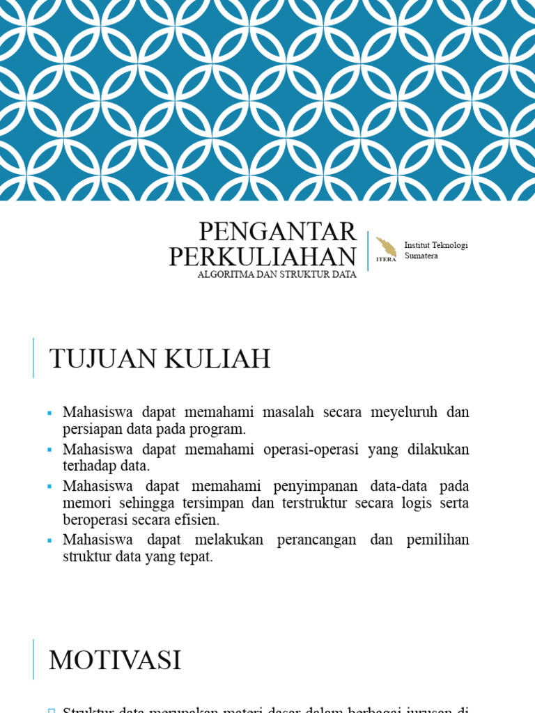 MG 01 - Pengantar Algoritma Dan Struktur Data | PDF