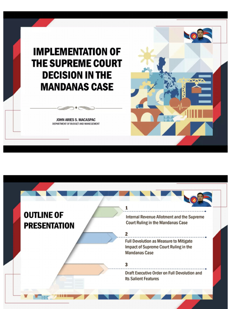Mandanas Case 1 | PDF