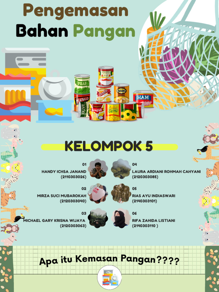 Kelompok 5 - Pengemasan Bahan Pangan | PDF