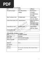 introduction-to-environmental-education-notes | PDF | Ecosystem | Ecology