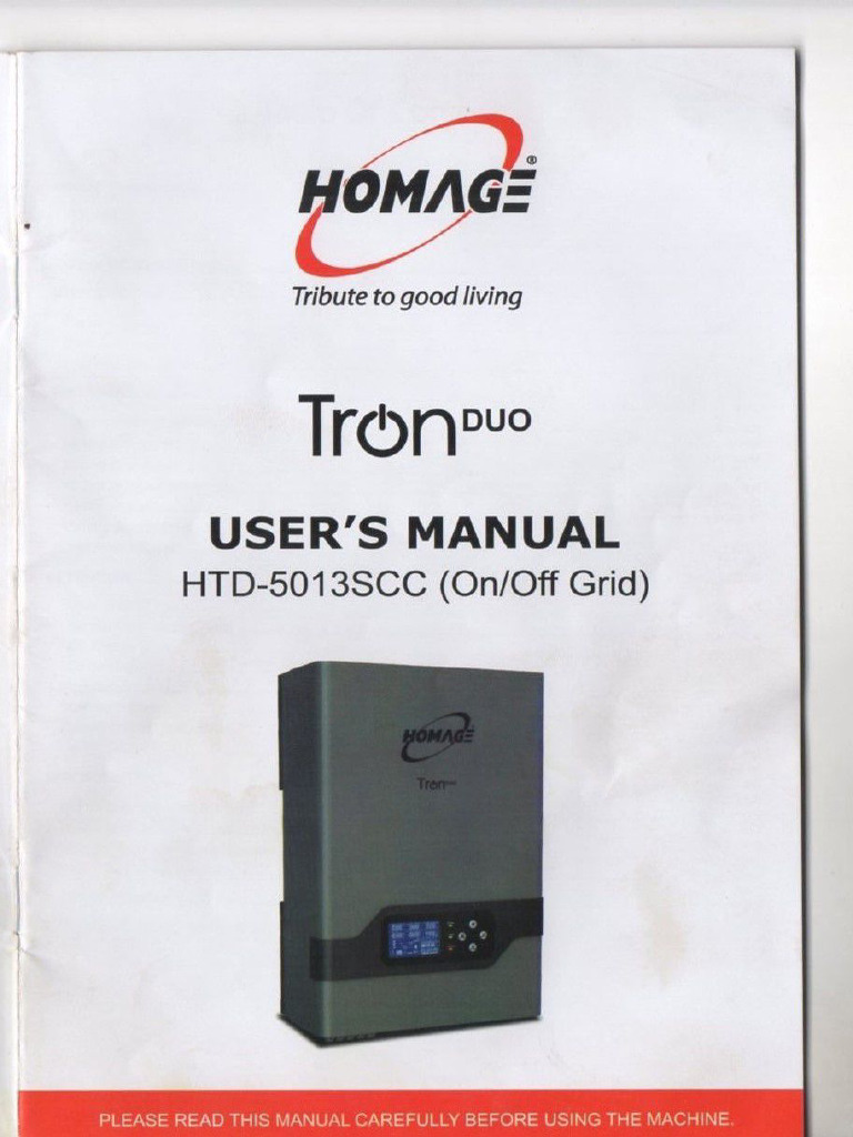 Homage TronDuo HTD 5013SCC | PDF