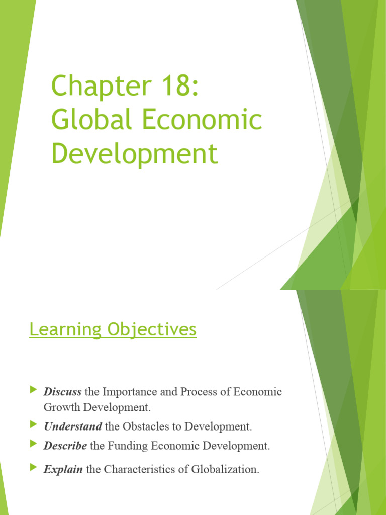 CH 18 Global Economic Development | PDF | Economic Growth | Developing ...