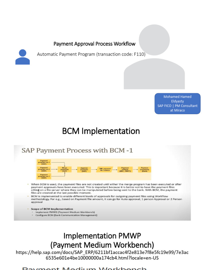 SAP BCM Presentation - Process Flow | PDF