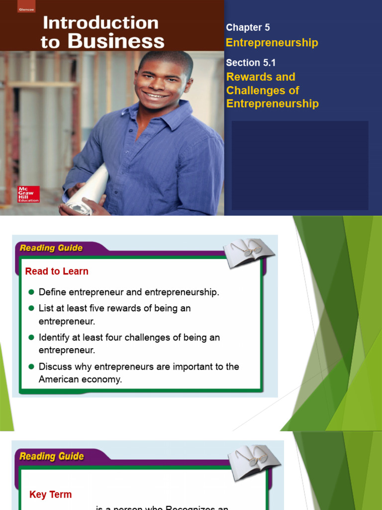 Ch. 5 Section 1 | PDF | Entrepreneurship | Small Business