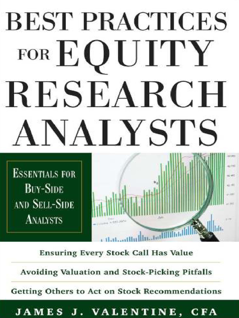 Best Practices For Equity Research Analysts Essentials For Buy Side and ...