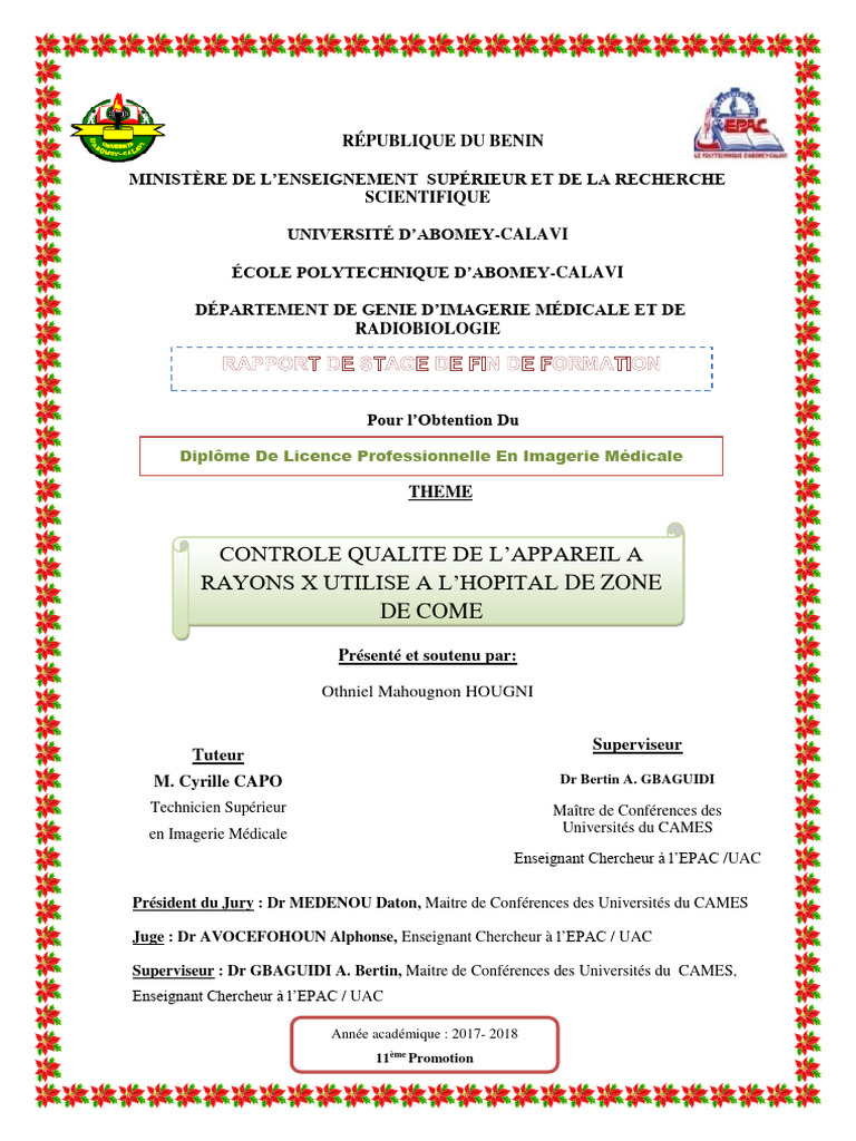 Rapport de Fin de Formation Othniel HOUGNI | PDF