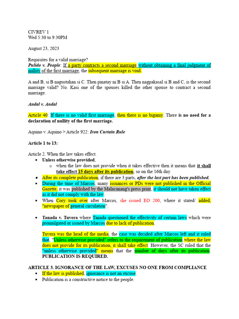 CIVREV1 Notes | PDF | Burden Of Proof (Law) | Lawsuit