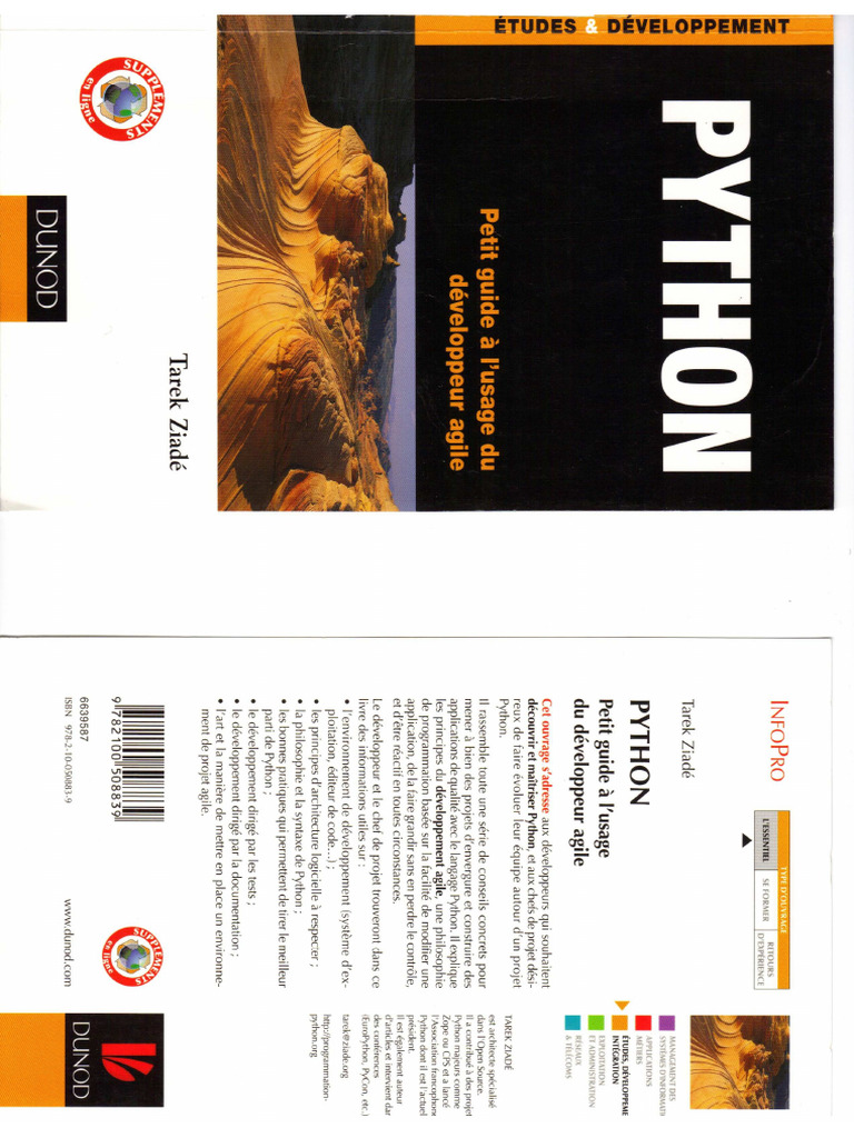 Python Petit Guide A L - Usage Du Developpeur Agile | PDF