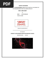 Class 12 Biology Investigatory Project | PDF | Down Syndrome | Chromosome