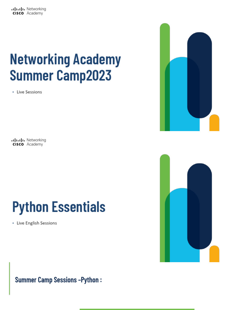 Summer Camp Live Sessions | PDF