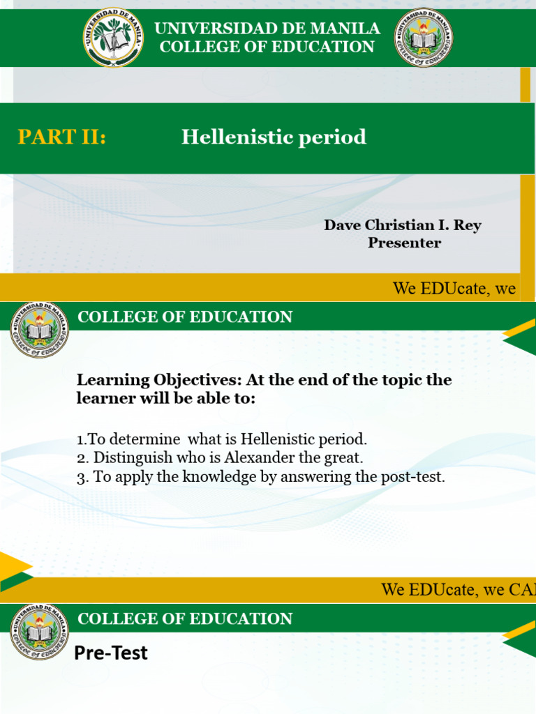 Hellenistic Period Overview and Culture | PDF | Hellenistic Period ...