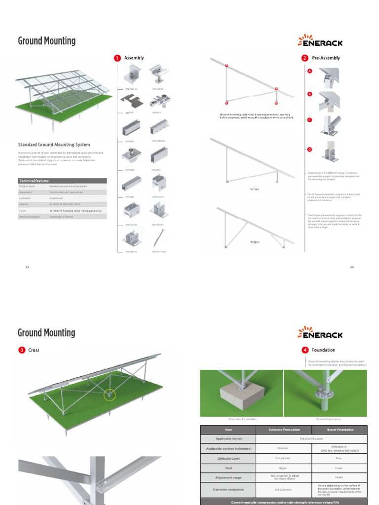 Katalog Groud Mounting 1 | PDF | Deep Foundation | Concrete