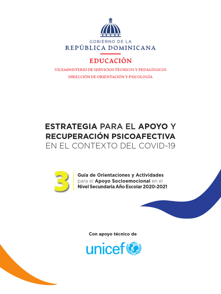 Apoyo Psicoafectivo NIVEL SECUNDARIO | PDF | Las emociones | Adultos