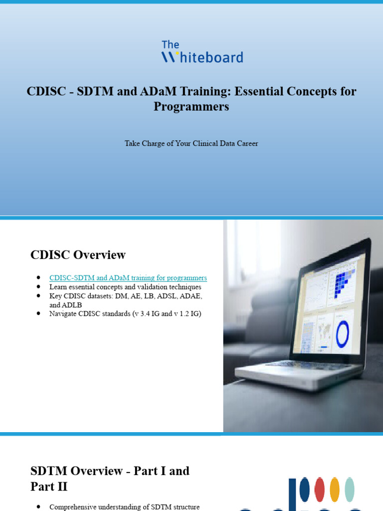 CDISC - SDTM and ADaM Training_ the Whiteboard (1) | PDF