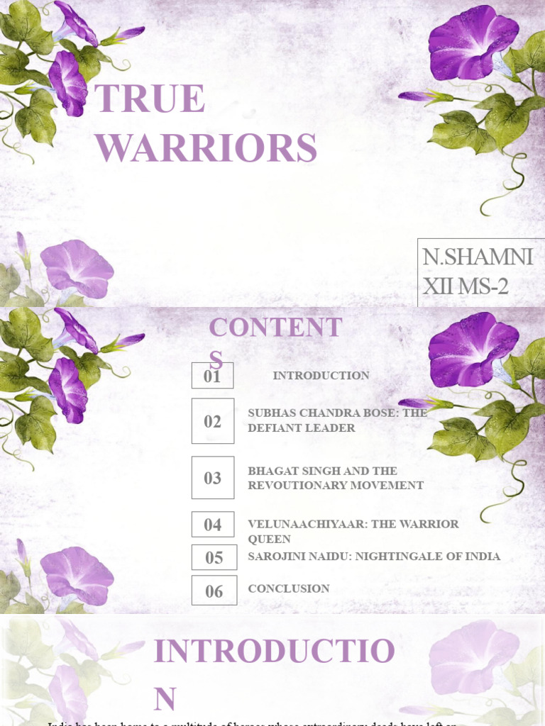 TRUE WARRIORS Presentation | PDF