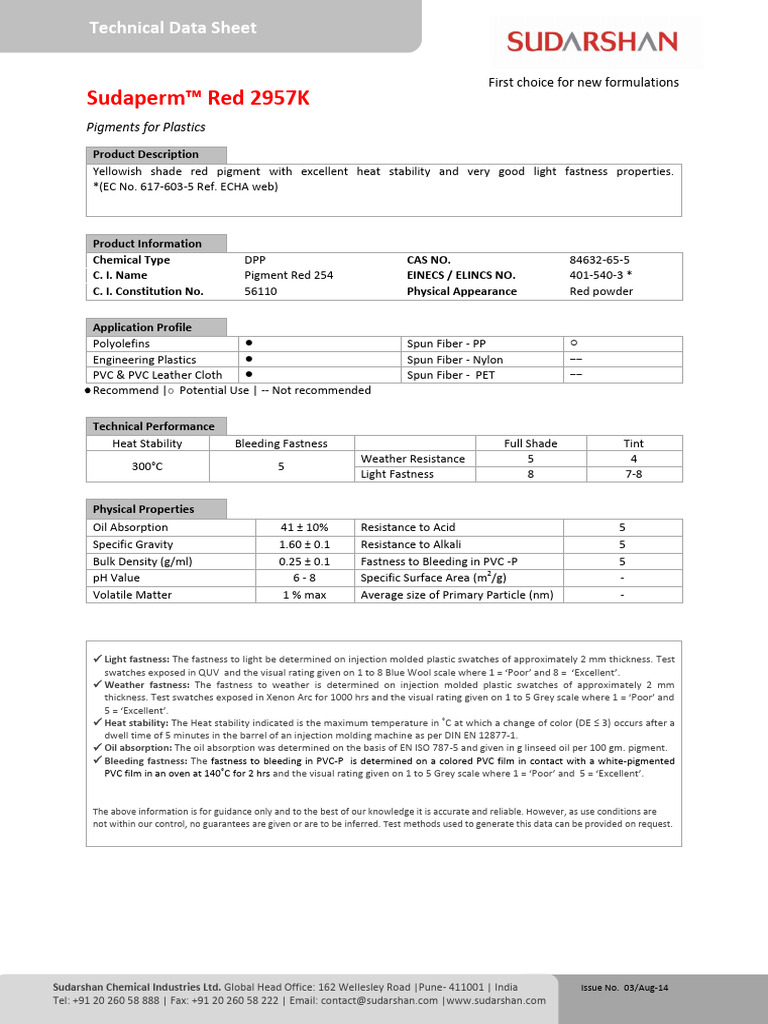 2957K TDS | PDF | Plastic | Polyvinyl Chloride