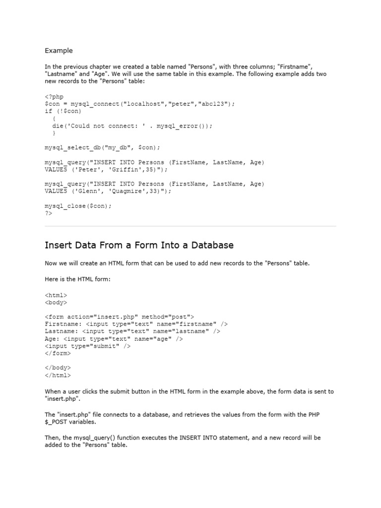 Mysql Example | PDF | Table (Database) | Software Development