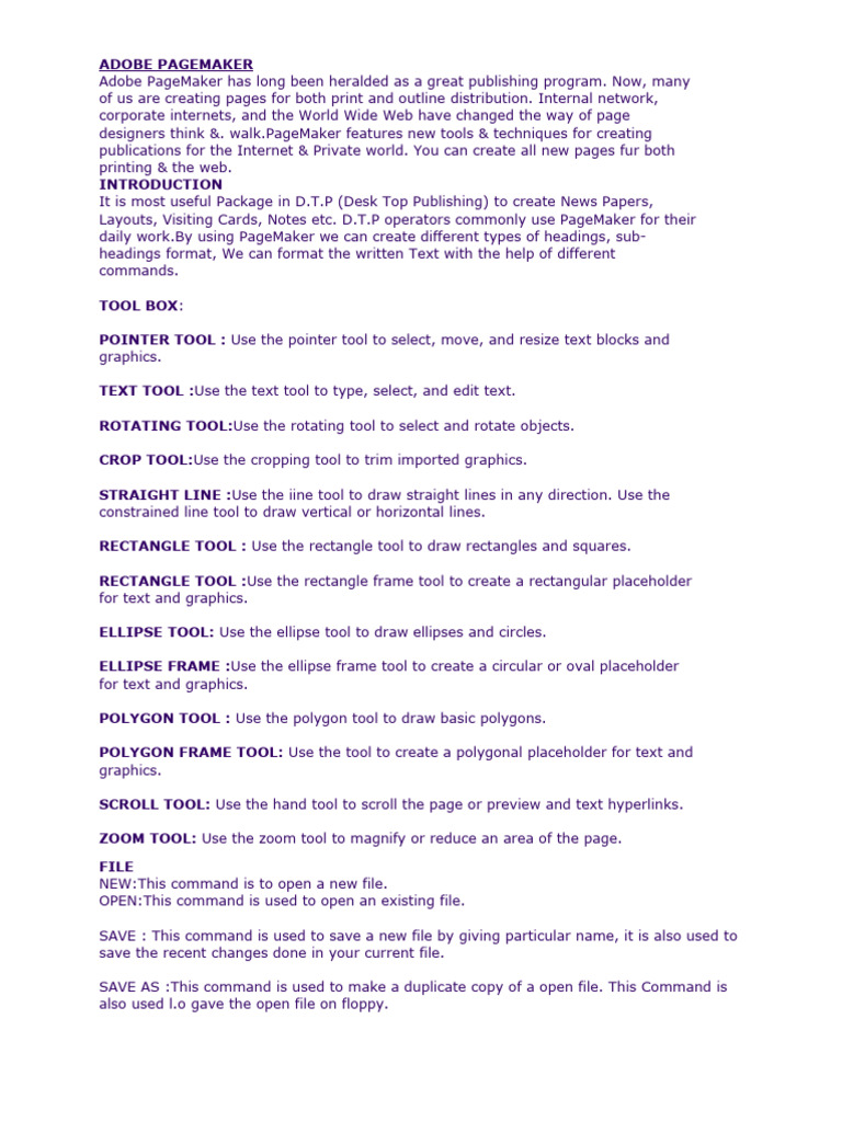 Adobe Pagemaker | PDF | Business