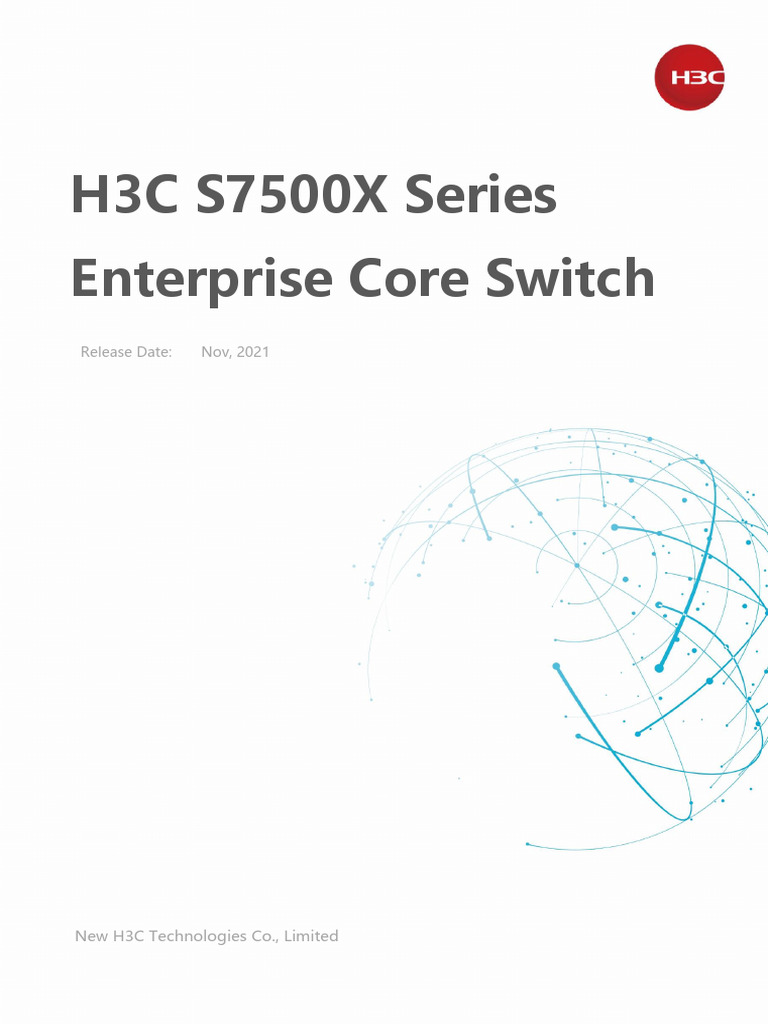 H3C S7500X Switch Series Datasheet | PDF | Virtual Private Network | Computer Network