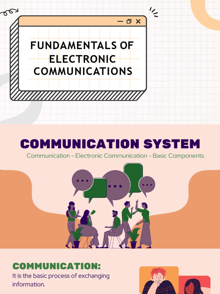 Fundamentals of Electronic Communication | PDF