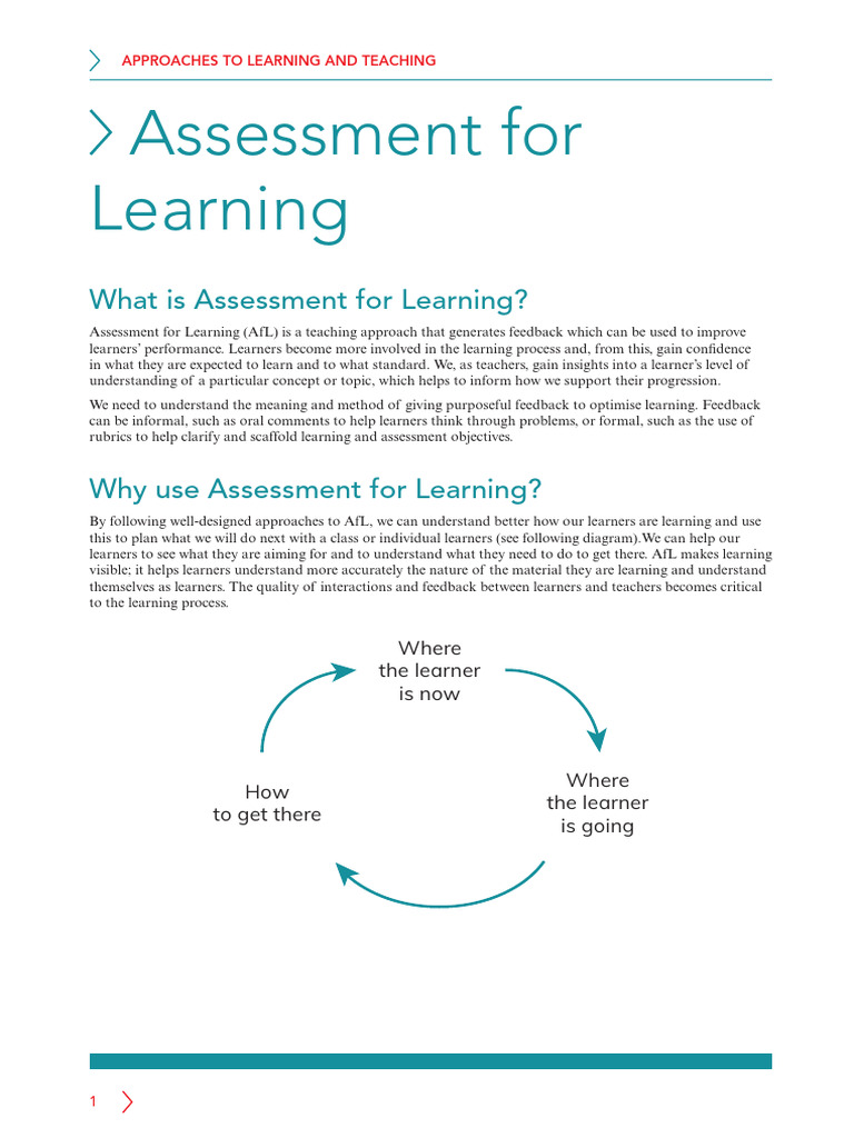 assessment_for_learning | PDF