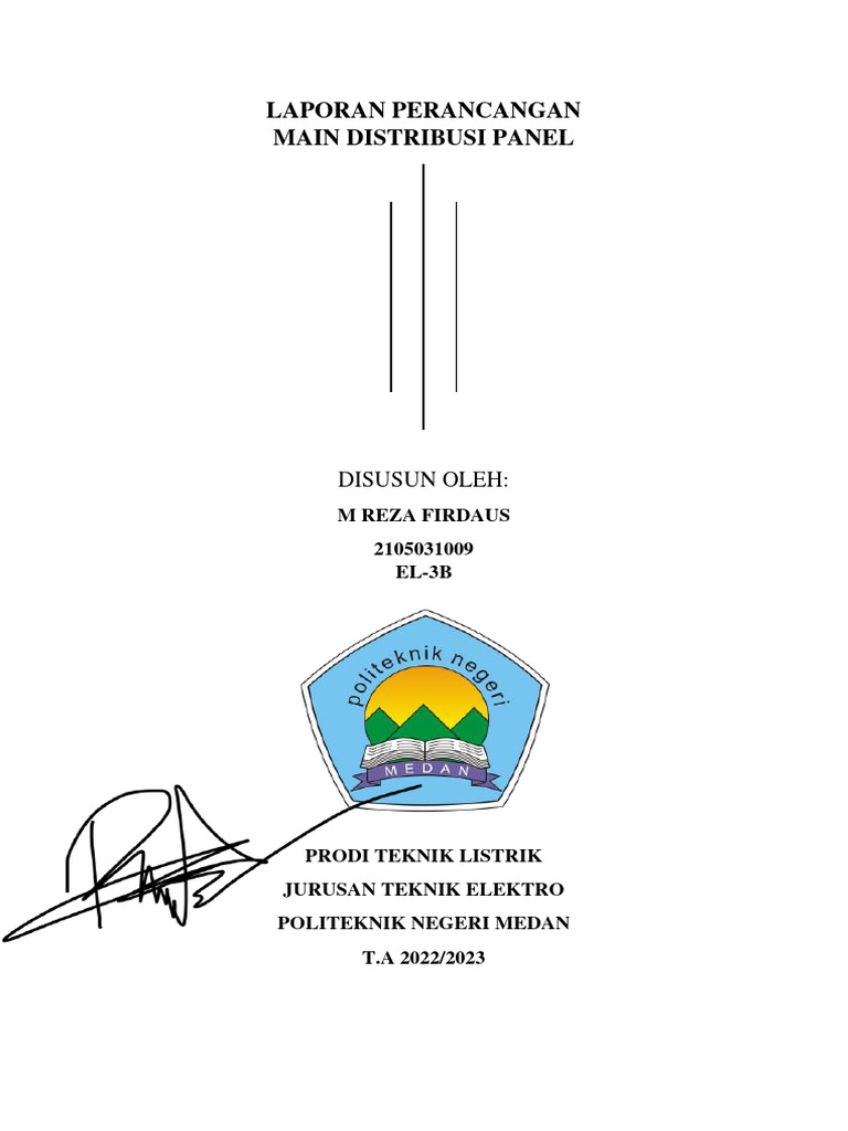 Main Distribusi Panel Polmed | PDF