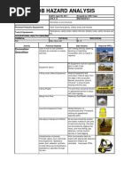 Job Hazard Analysis Demolish | PDF | Demolition | Labor Relations