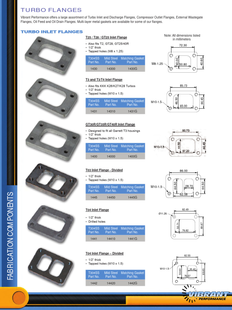 turbo-flanges-and-wastegate-flanges-product-information | PDF ...
