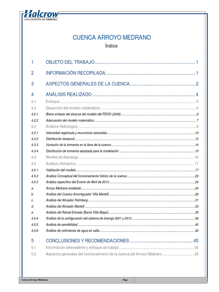 Análisis Hidrológico Arroyo Medrano | PDF | Precipitación | Buenos Aires