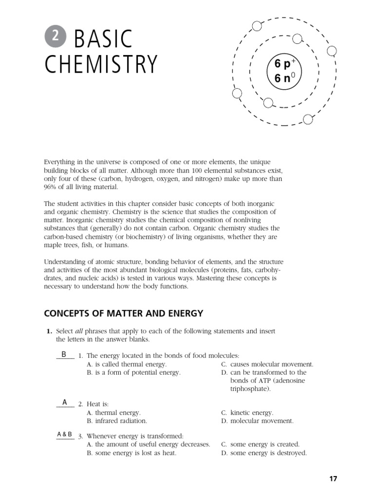 Basic Chemistry | PDF