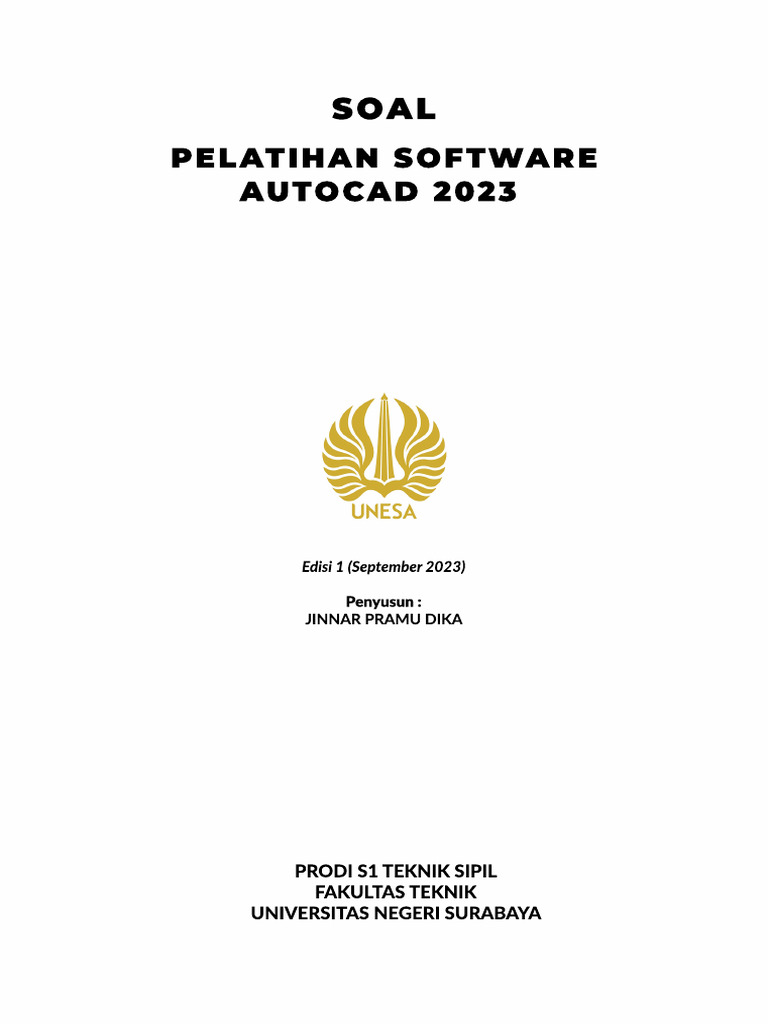 Soal Pelsoft Autocad h2 | PDF
