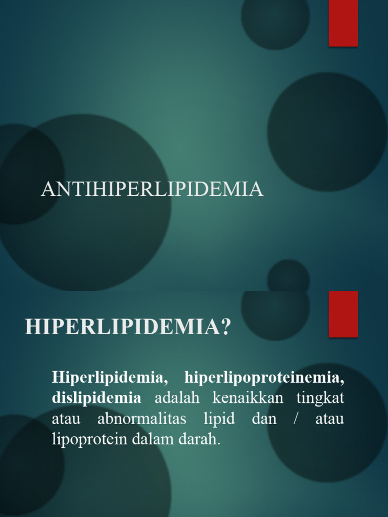 Antihiperlipidemia | PDF