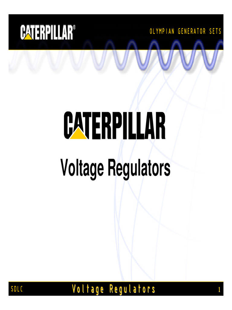 02 - Voltage Regulators-1 | PDF | Electric Generator | Transformer